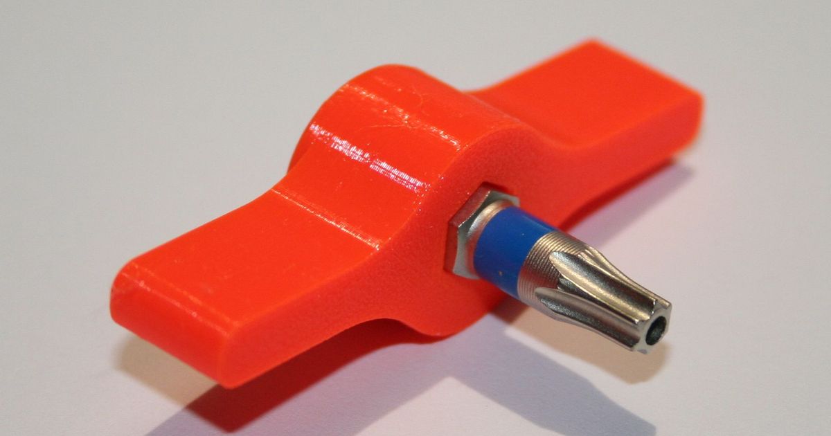 Compact screw bit driver with imprinted spring by HD_Creator | Download ...