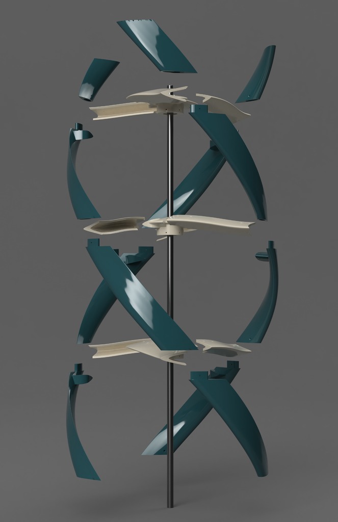 Project Aeolus: Vertical Axis Wind Turbine od autora Hashtag_Francis ...