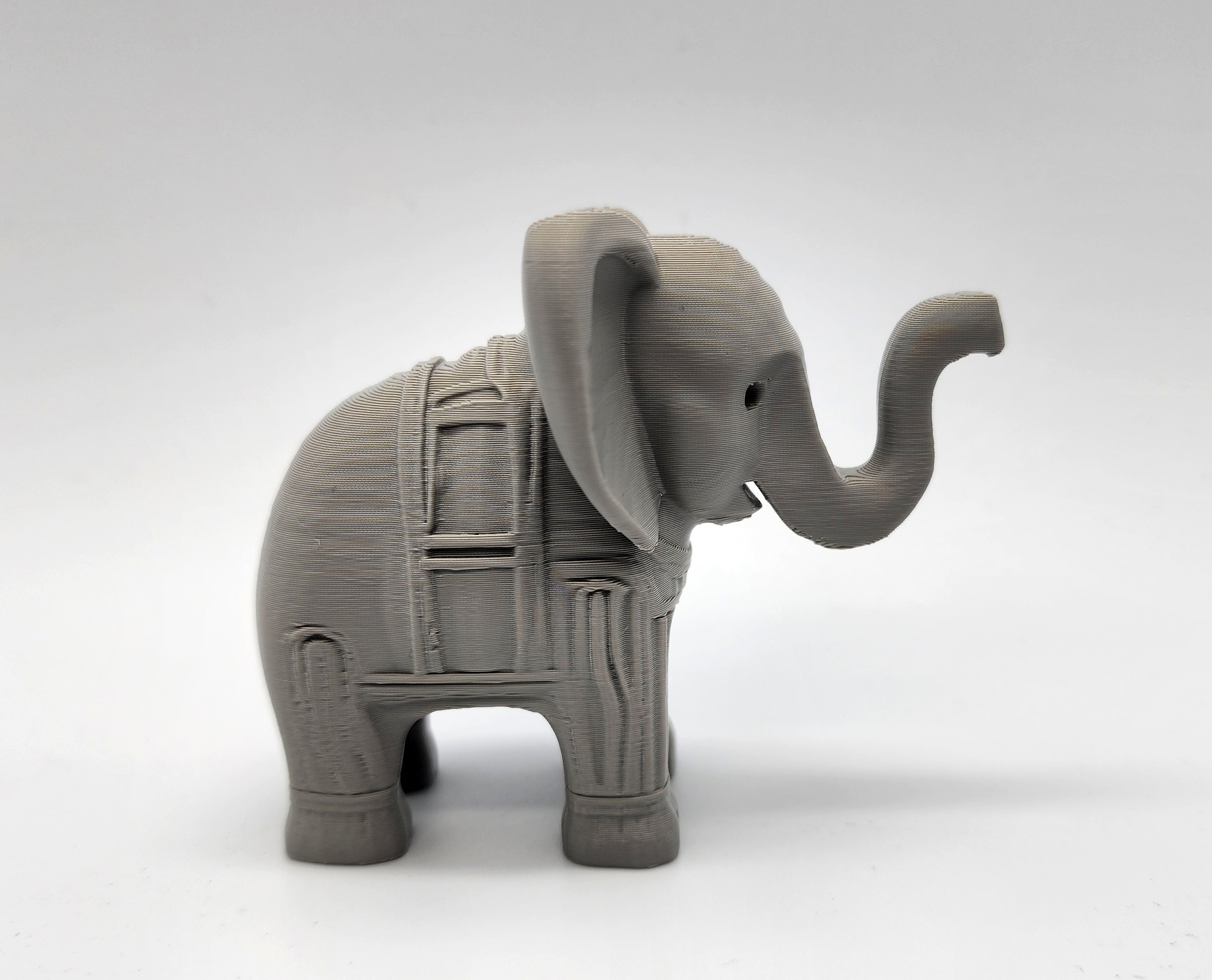 Carved Elephant Toy by Triple G Workshop | Download free STL model ...