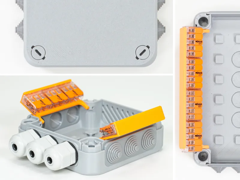 Junction Box PLUS - 40mm - Set by Heart Labs | Download free STL model ...