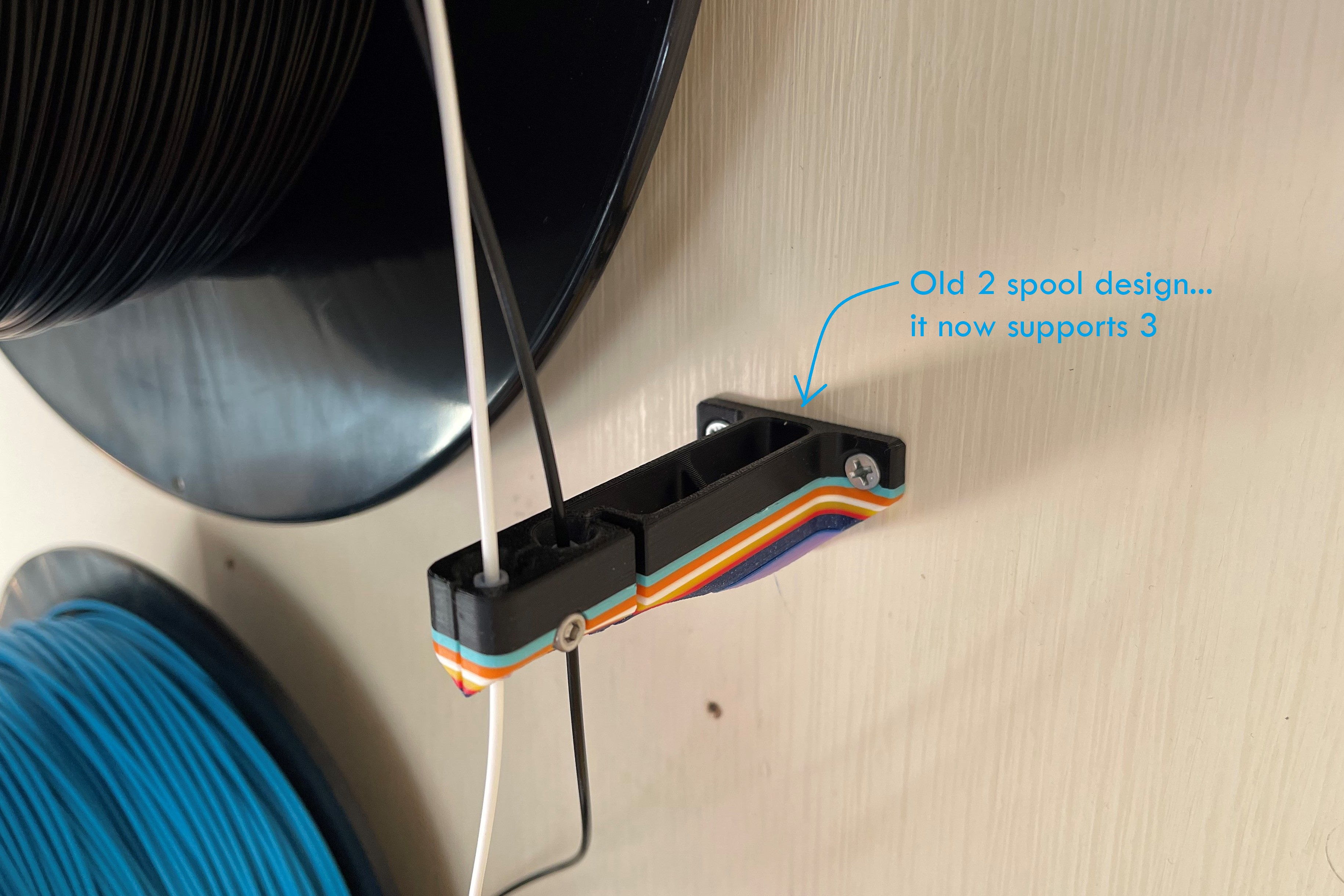 Filament Storage and Feed System - Wall Mounted por E For Extrude ...