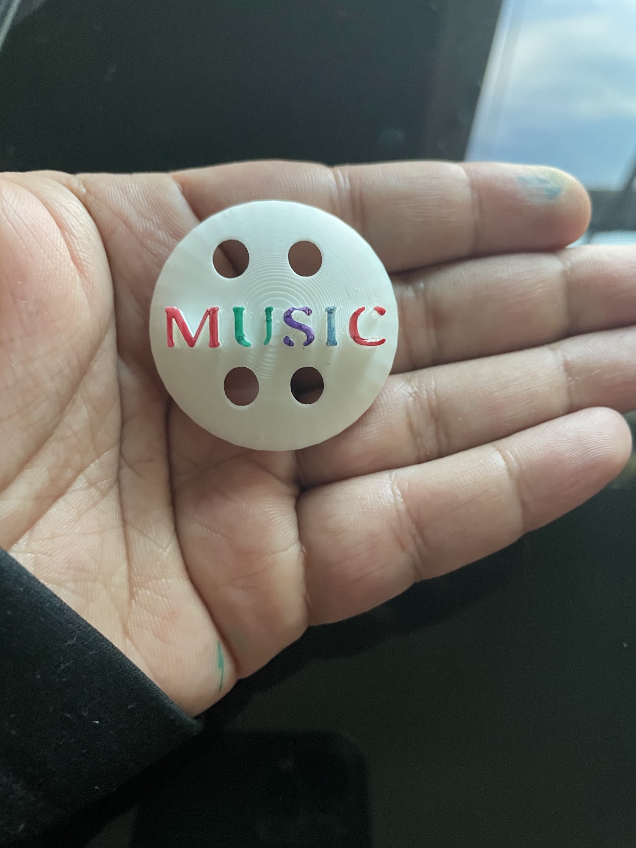 The "Music" Button by Vikas | Download free STL model | Printables.com
