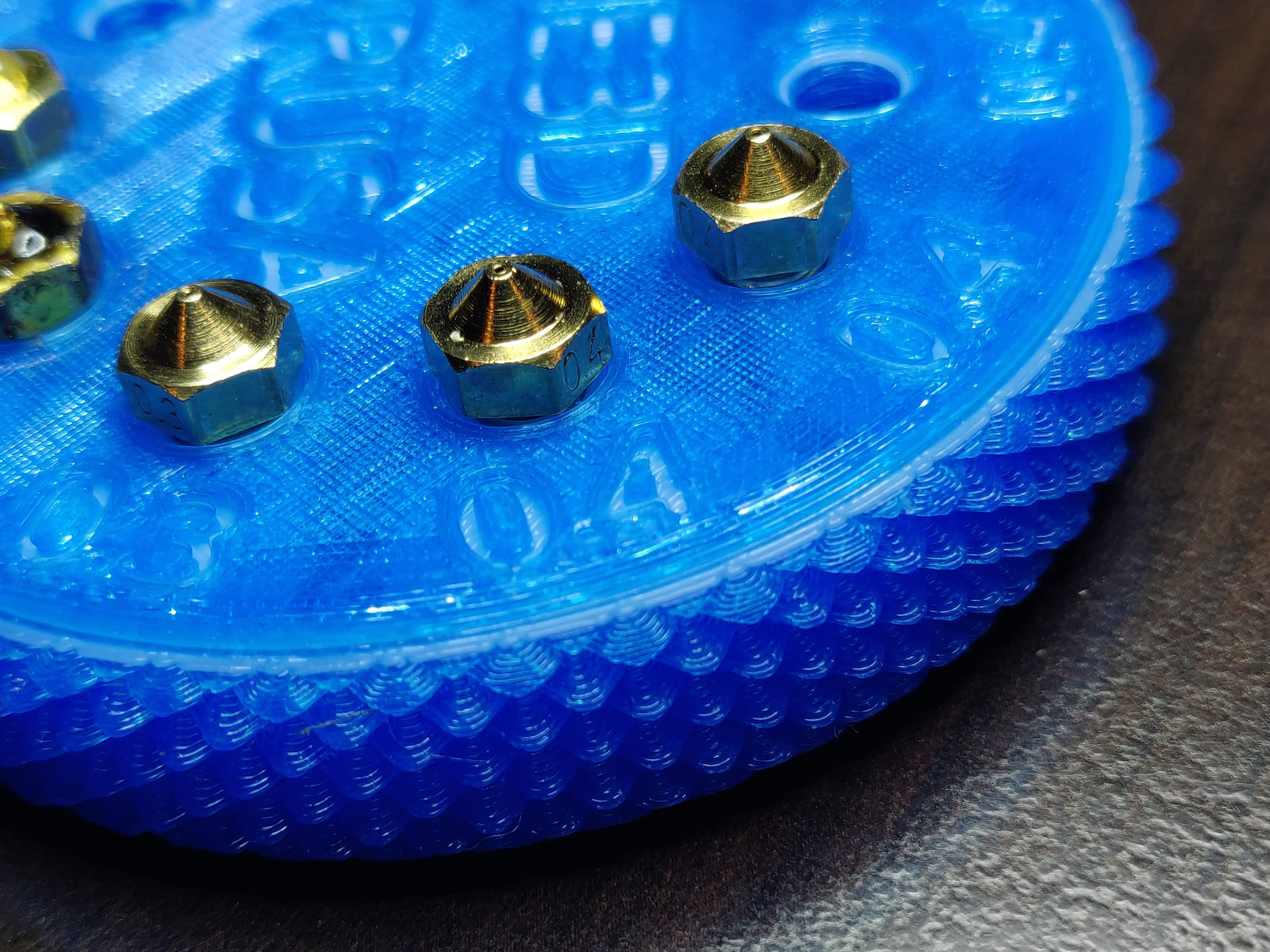 E3D V6 Nozzle Holder Disc with Knurled and Filleted Edge by ...