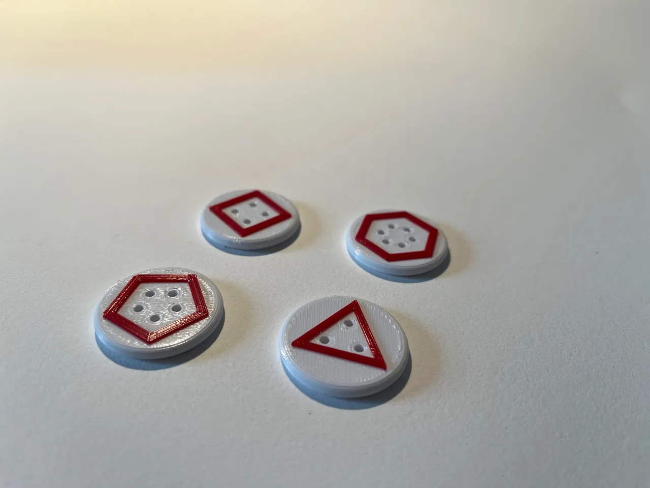 Polygon buttons by Fer | Download free STL model | Printables.com
