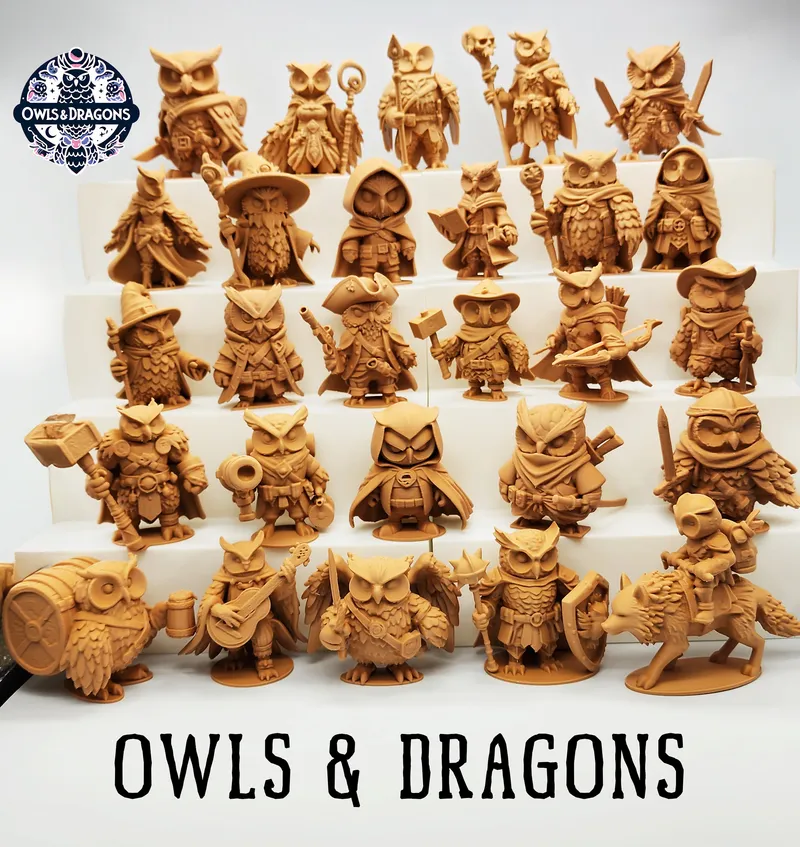 The Shapeshifter - Owls & Dragons by Triple G Workshop | Download free ...
