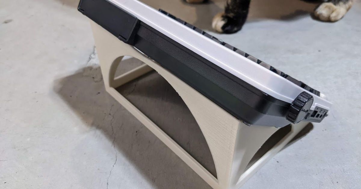 Stand for Clockworkpi Devterm Computer by partsMaker | Download free STL model | Printables.com