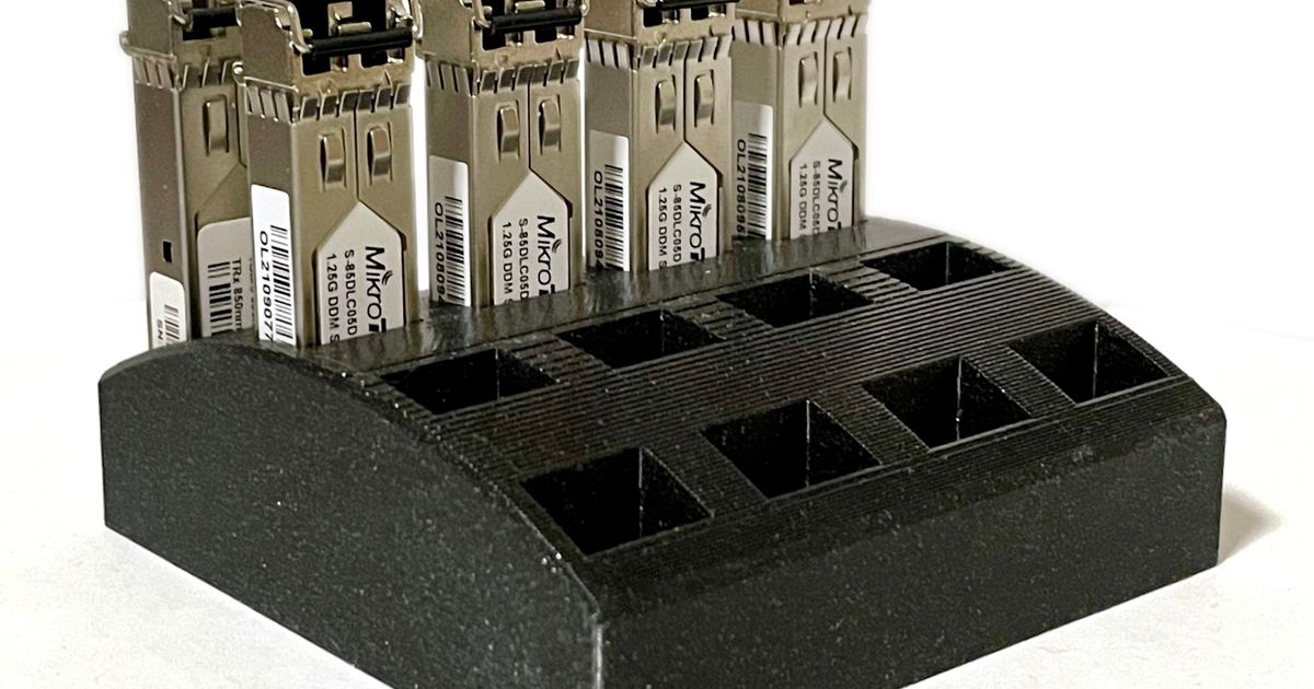 Desktop SFP holder by DEEP s.r.o. | Download free STL model ...