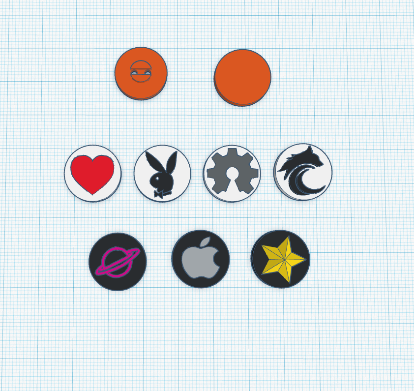 Modular customizable button by Kerti | Download free STL model ...