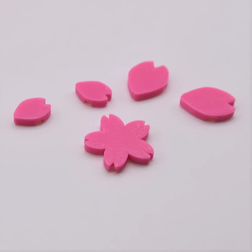 Cherry blossom (Japanese SAKURA) button collection by hectare3D ...