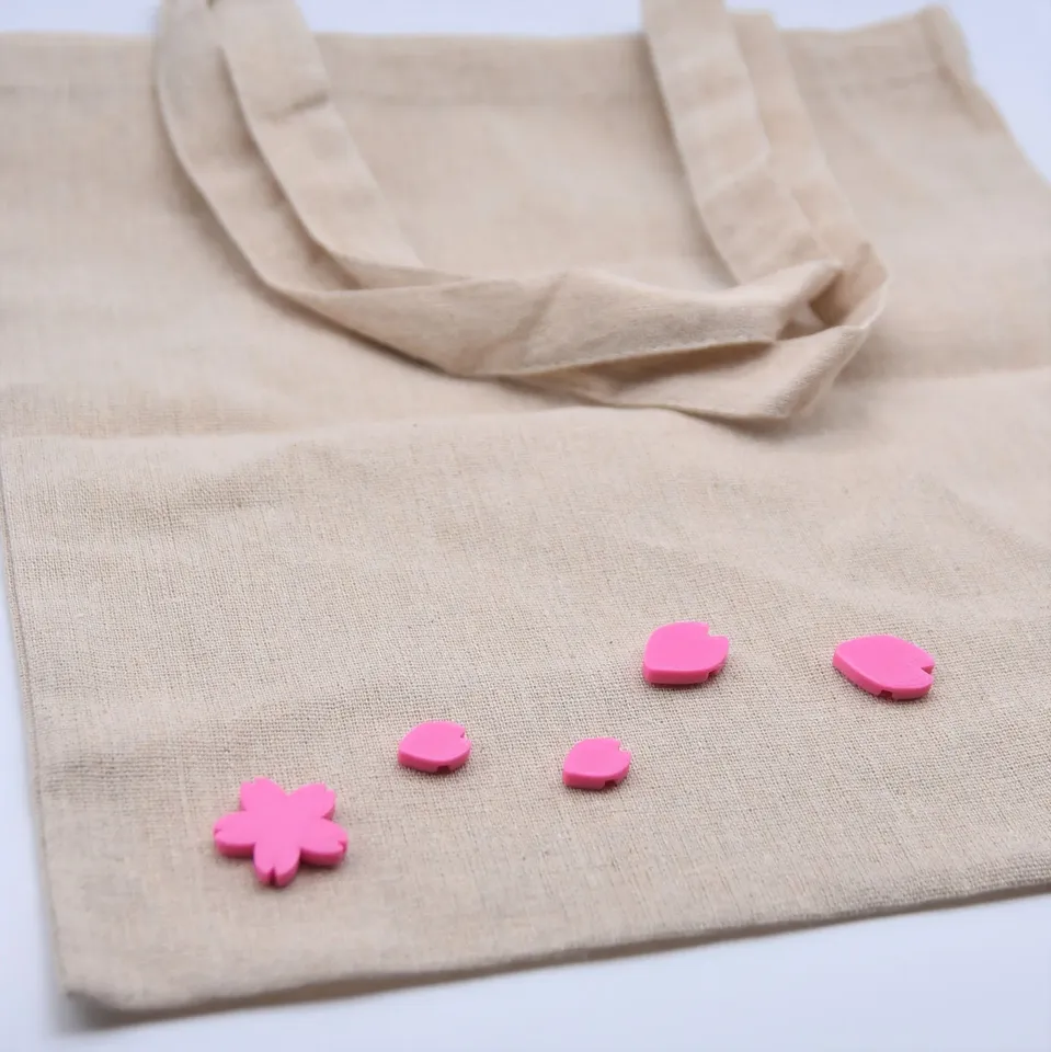 Cherry blossom (Japanese SAKURA) button collection by hectare3D ...