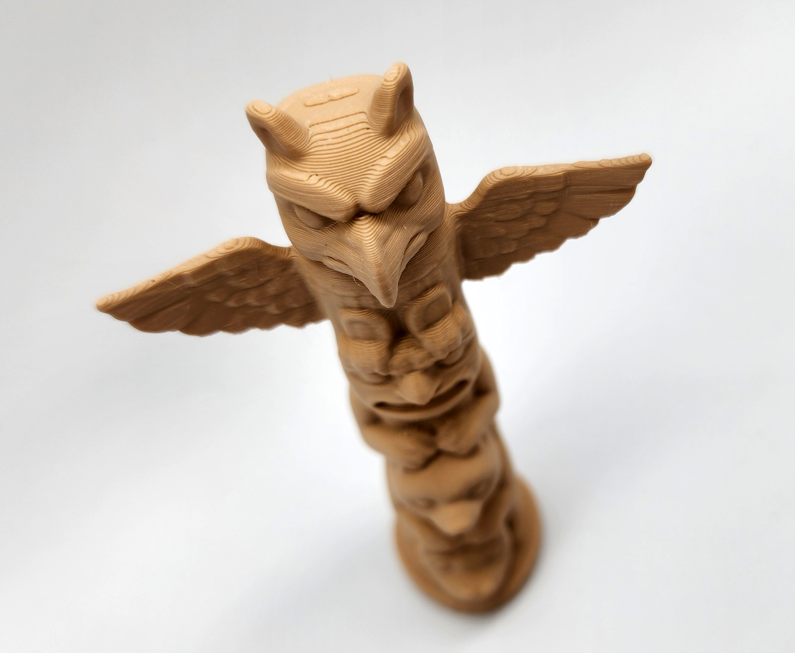 Full Eagle Totem Pole by Triple G Workshop | Download free STL model ...