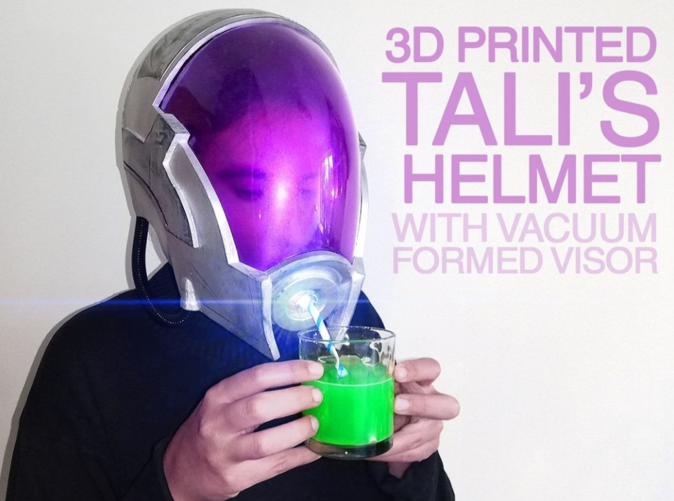3D Printed Tali Helmet (with vacuum formed visor) por bzqp | Descargar ...