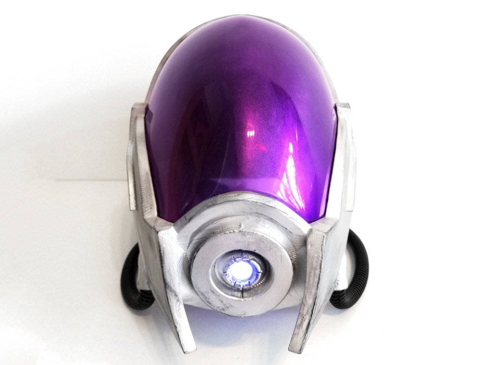 3D Printed Tali Helmet (with vacuum formed visor) by bzqp | Download ...
