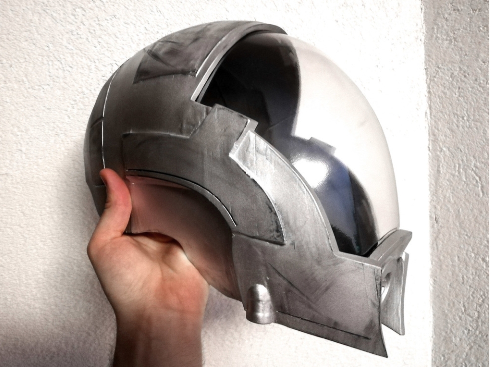 3D Printed Tali Helmet (with vacuum formed visor) by bzqp | Download ...