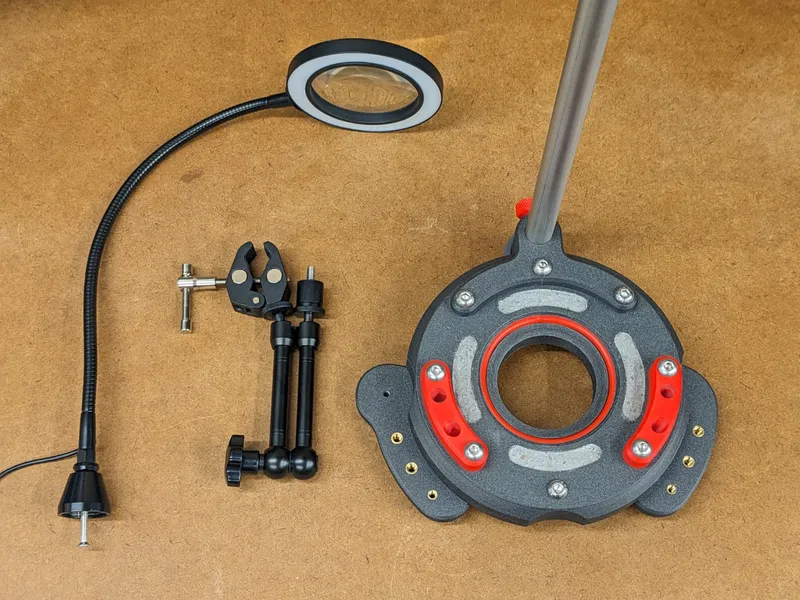 Sturdy 3-Point Stand for Open Ball Vise (XL Base) by DET-Man | Download ...