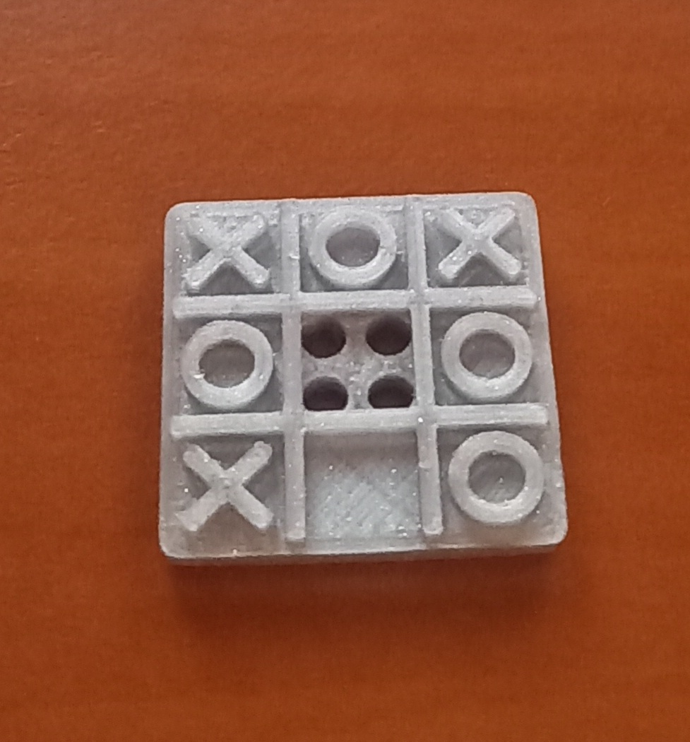 Tic-Tac-Toe Button by Viperbob | Download free STL model | Printables.com