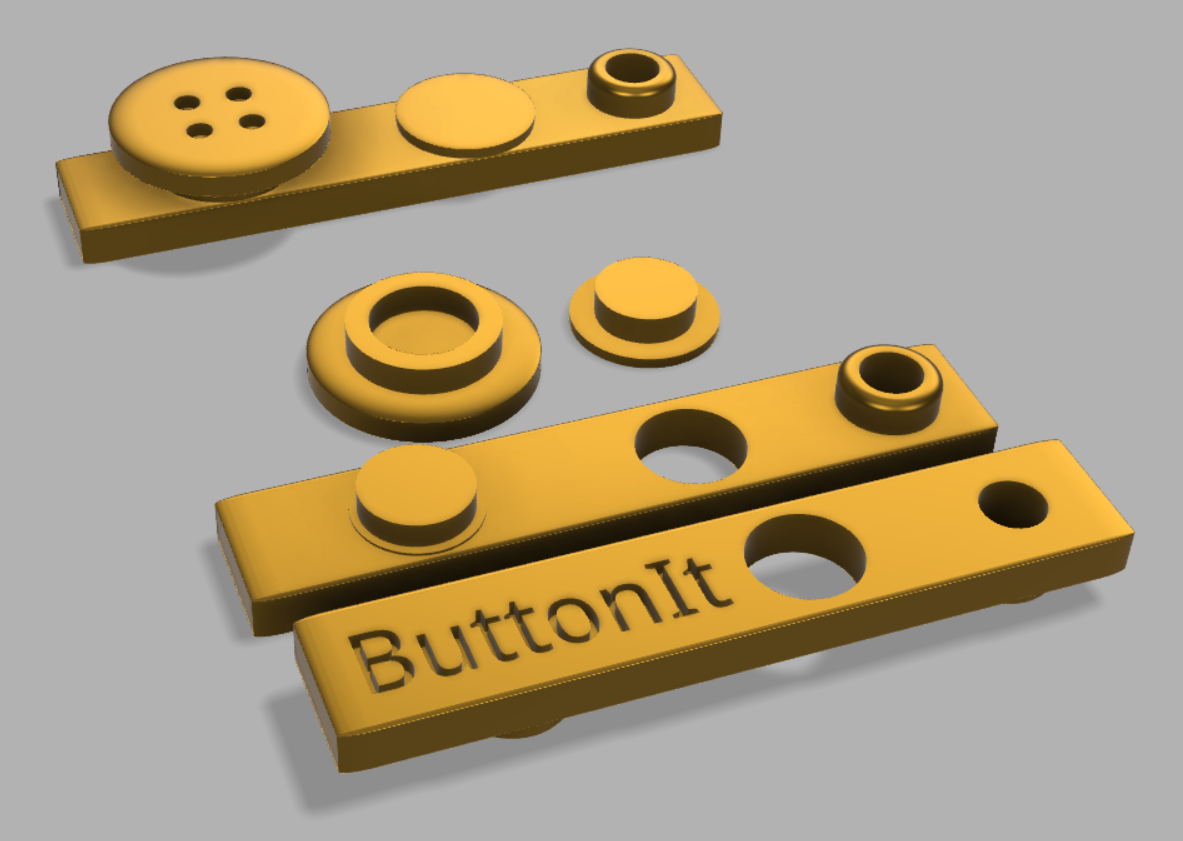 Emergency Button Keyring by Surfboy79 | Download free STL model ...