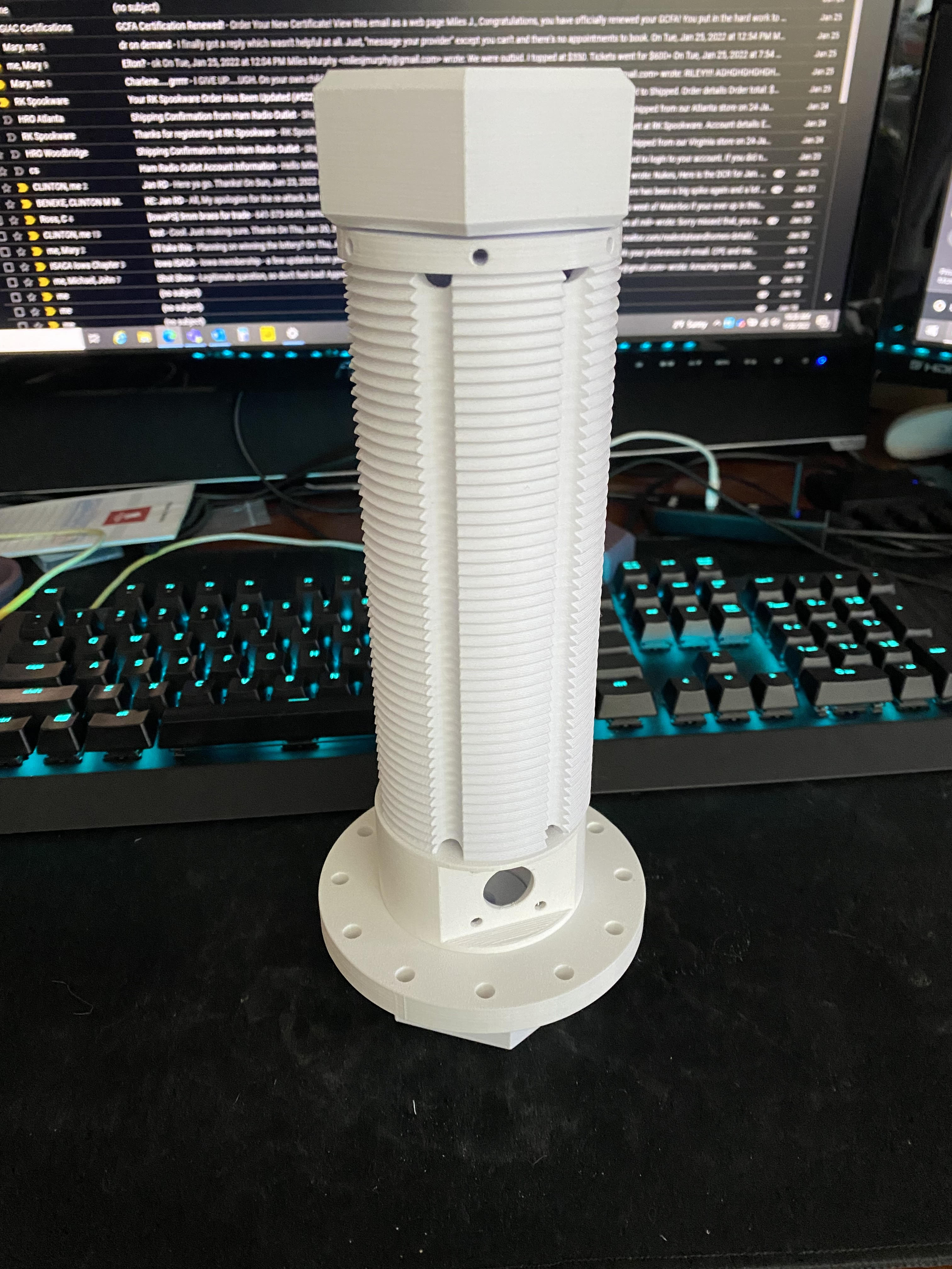 HAM Radio Loading Coil by Maker Murph | Download free STL model ...