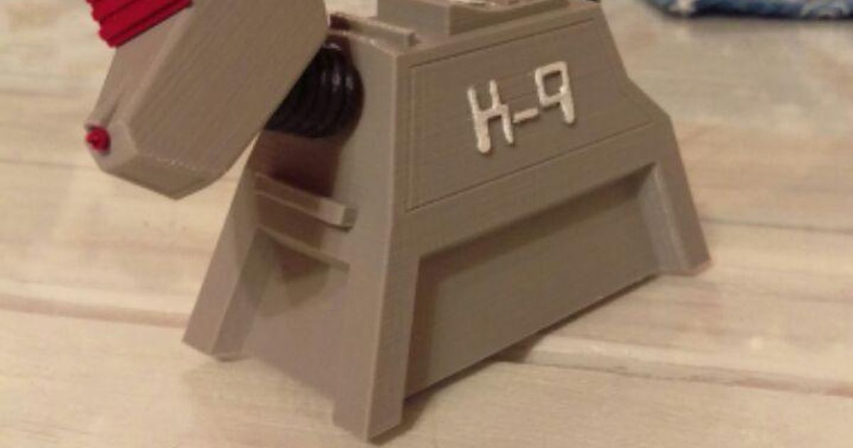 K-9 from Dr Who von Ristow Designs | Kostenloses STL-Modell ...