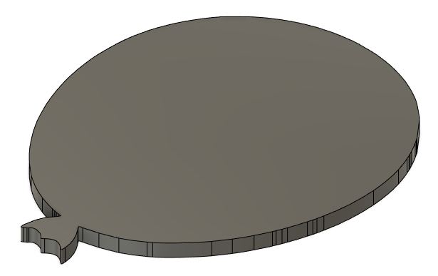 Simple 2D Balloon by Koyo | Download free STL model | Printables.com