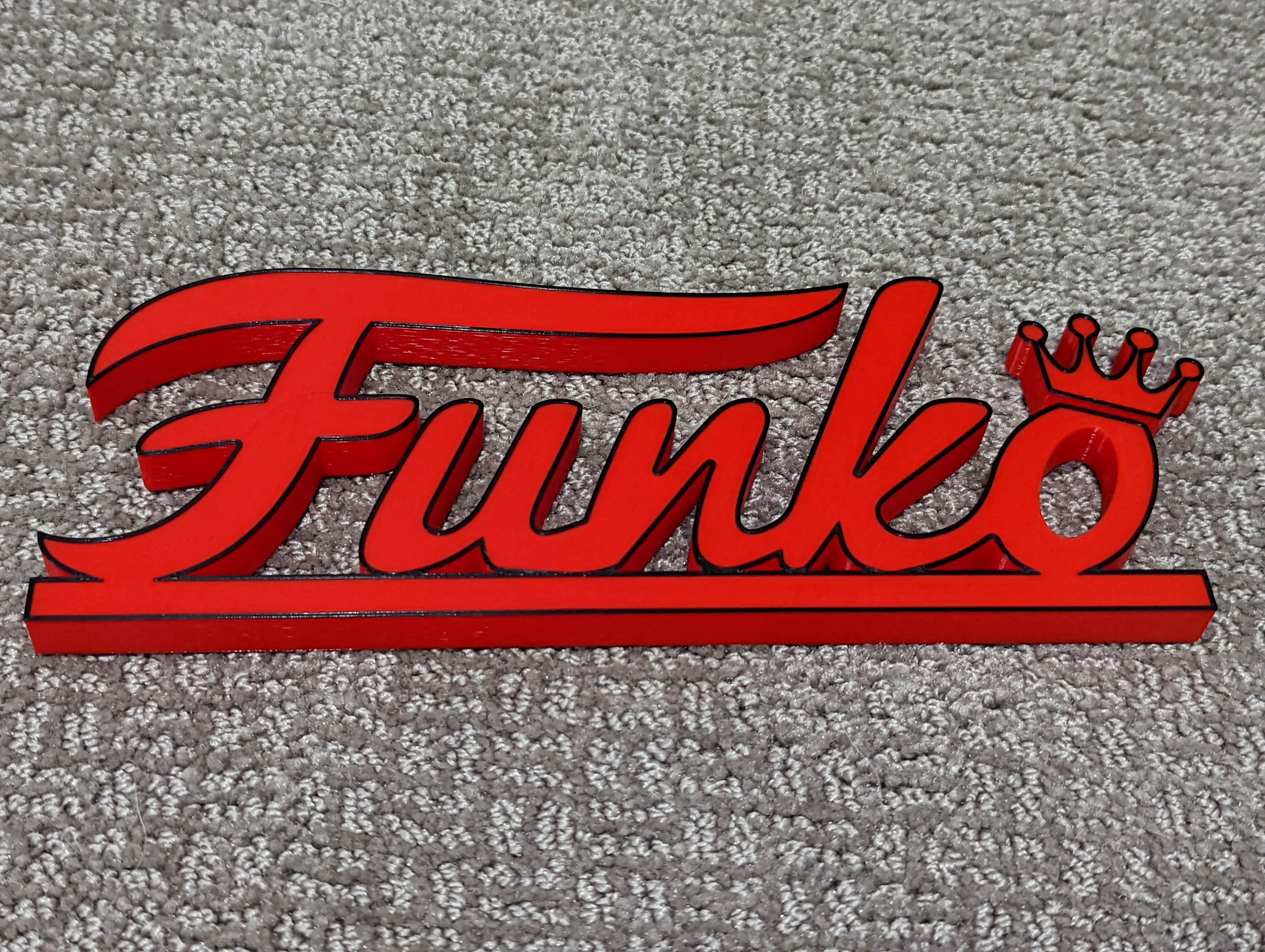 Funko Pop Logo Sign by Koyo | Download free STL model | Printables.com