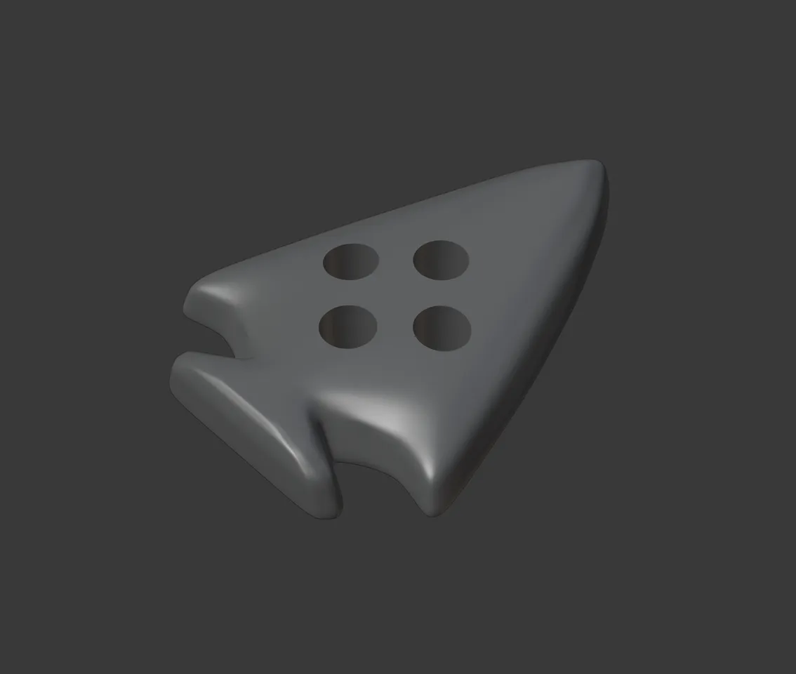 Arrowhead Button by Ruddy87 | Download free STL model | Printables.com