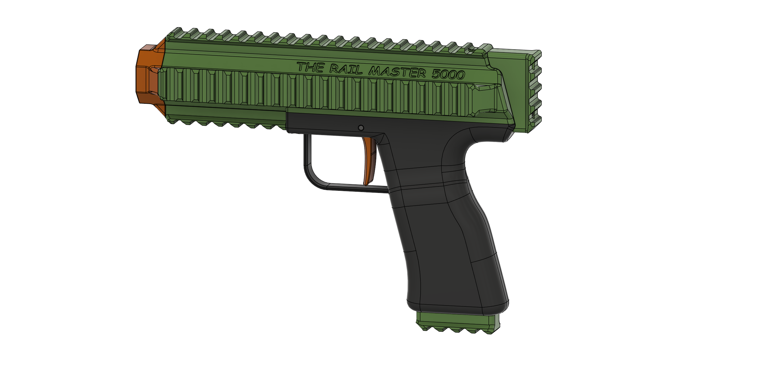 The RAIL MASTER 5000 (Picatinny Rail Blaster (Frame)) by Sillybutts ...