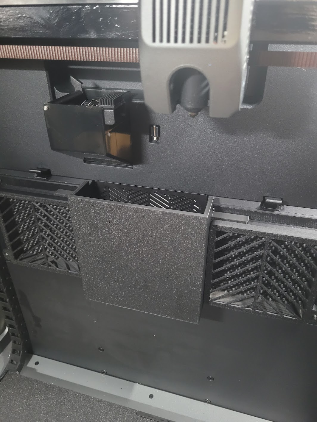 Creality K2 Plus Hepa/Carbon filter With Air Intake Blocker by DoDzilla ...