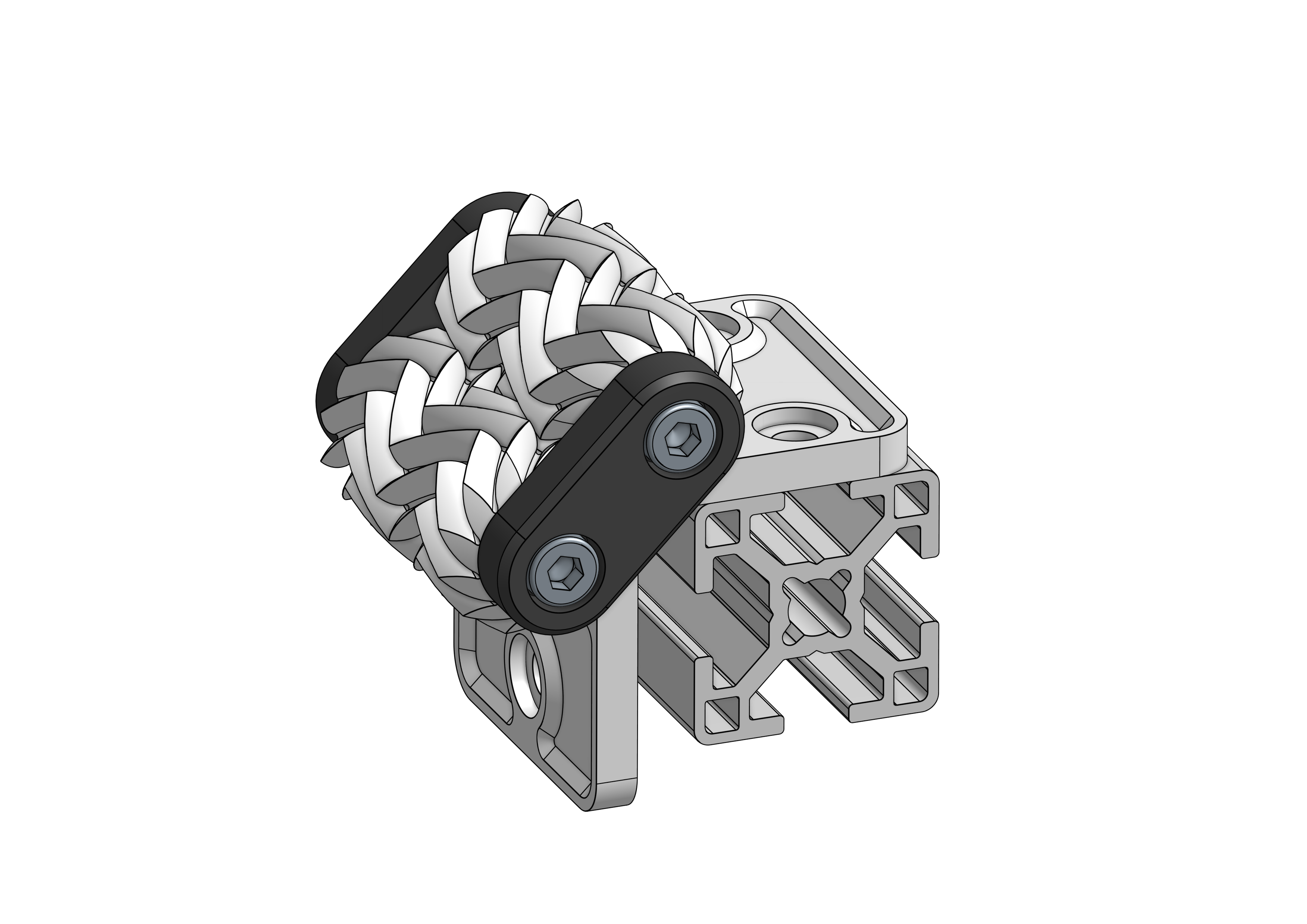 Adjustable Geared Hinge with Screws by dodasch | Download free STL ...