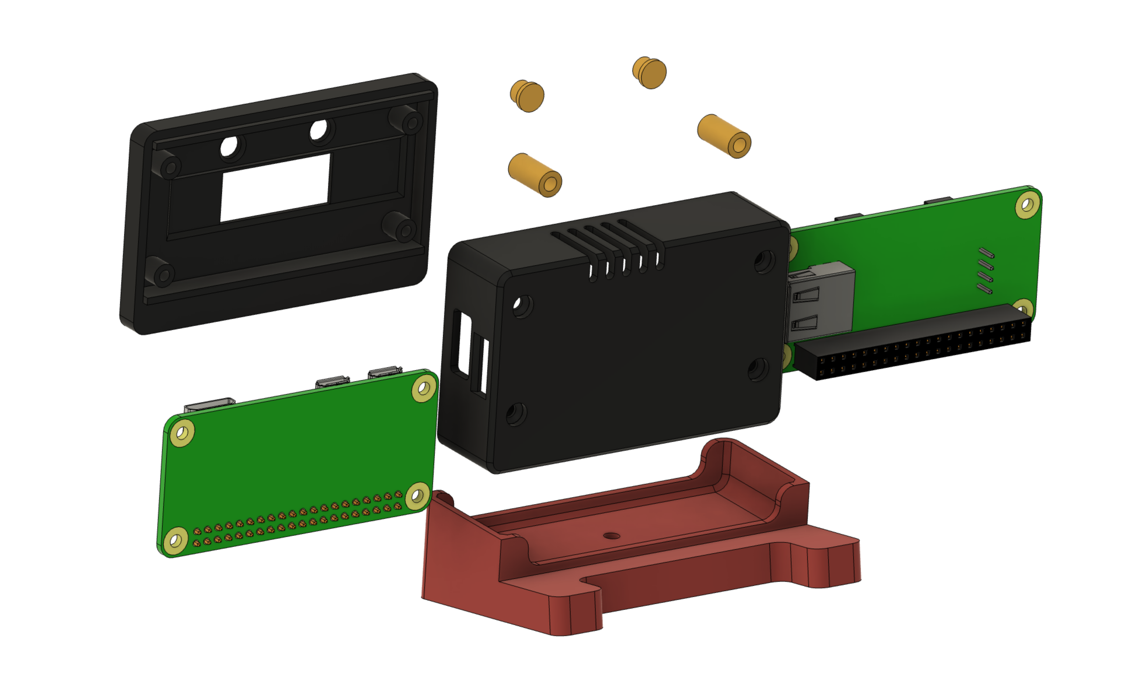 mt32-pi case for Zero 2 W and MiSTer by Retro Frog | Download free STL ...