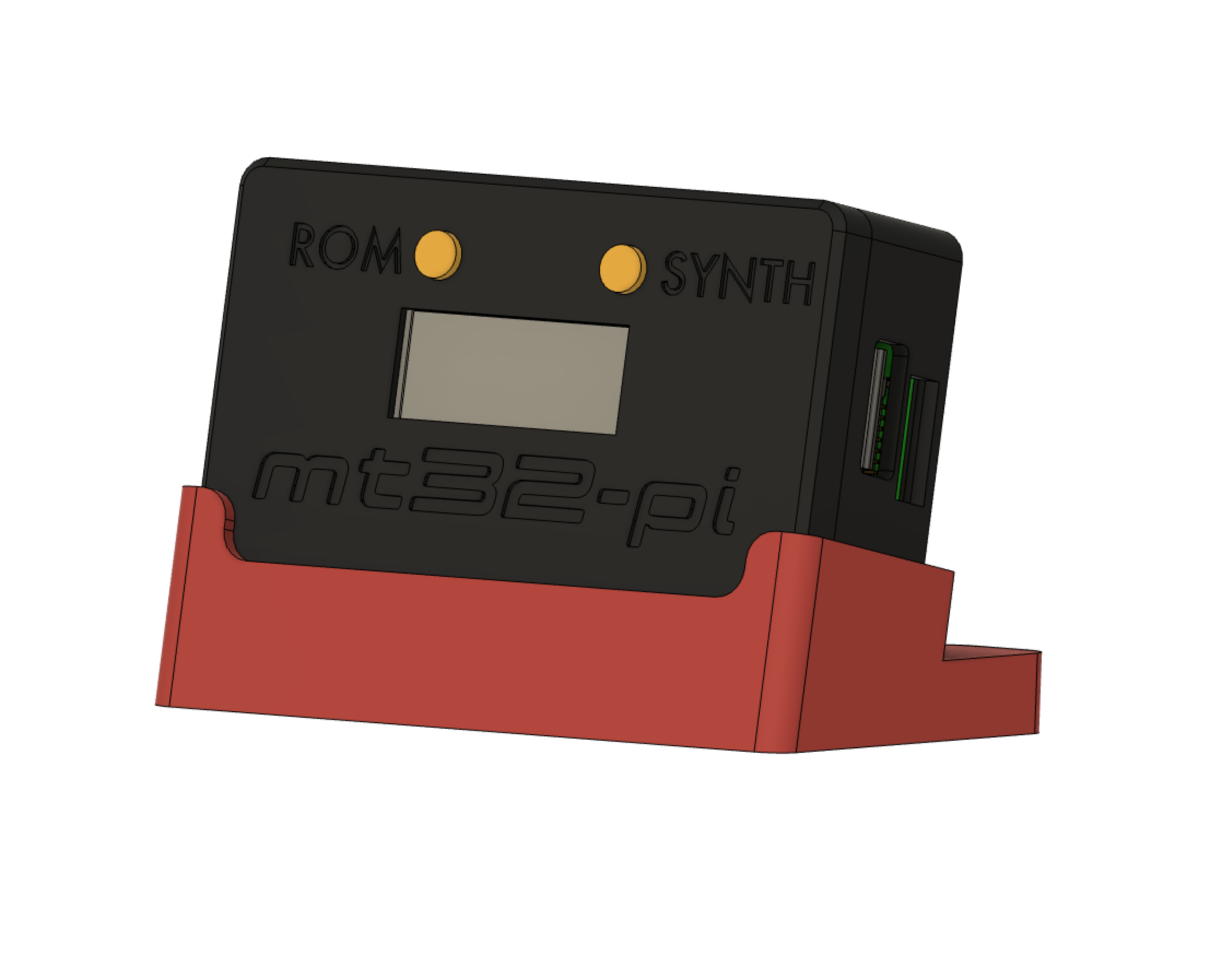 mt32-pi case for Zero 2 W and MiSTer by Retro Frog | Download free STL ...