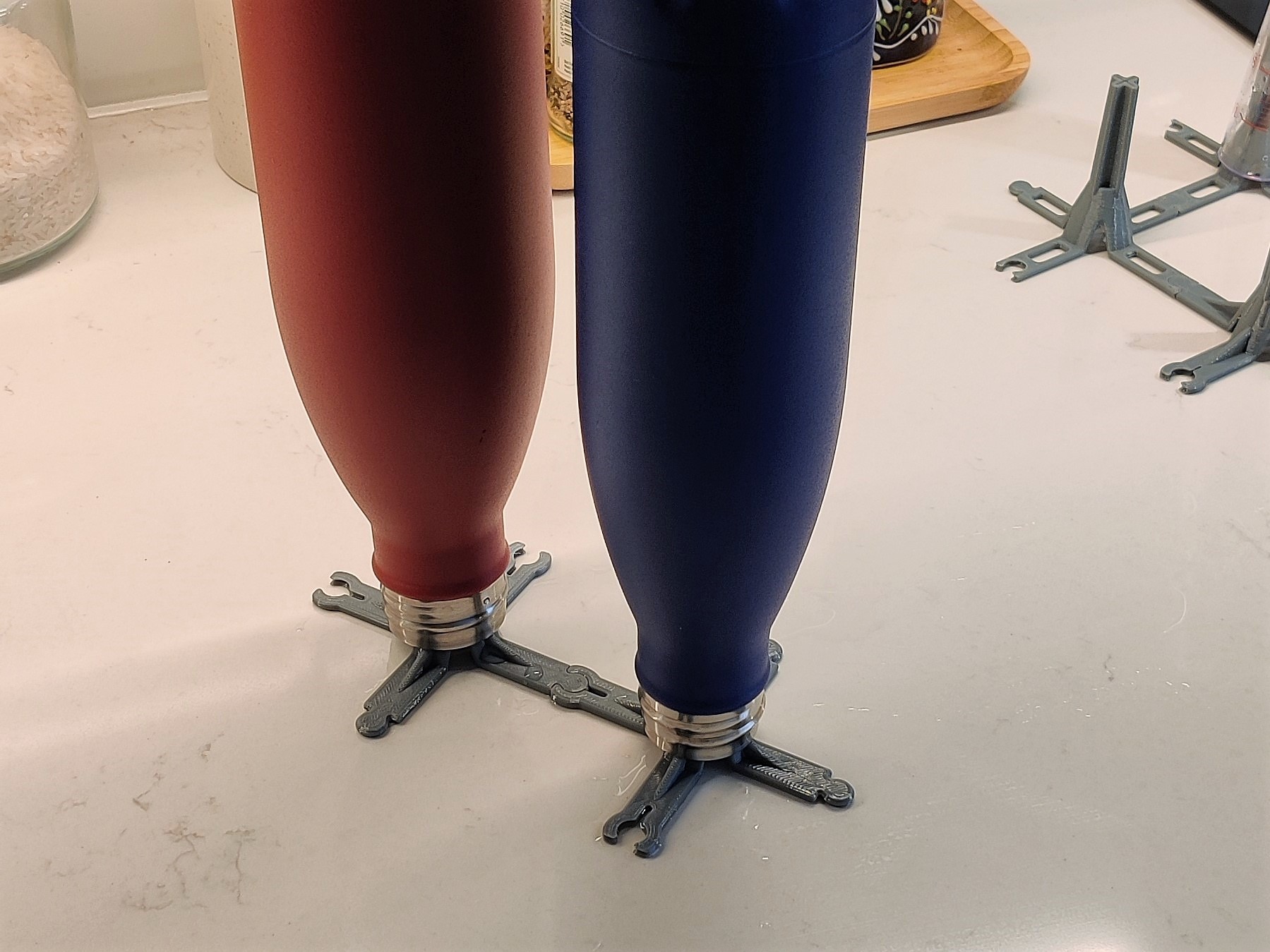 Interlocking bottle drying stand by eric-ao | Download free STL model ...