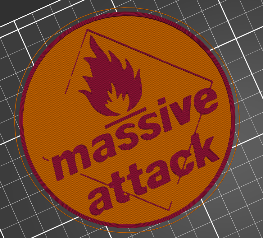 Massive Attack set: magnet, coaster, keychain by Luther | Download free ...
