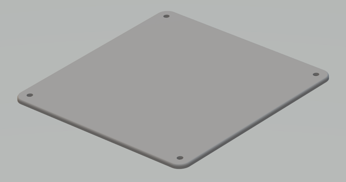 140mm Fan Block Off/Delete Plate by Kurtis | Download free STL model ...