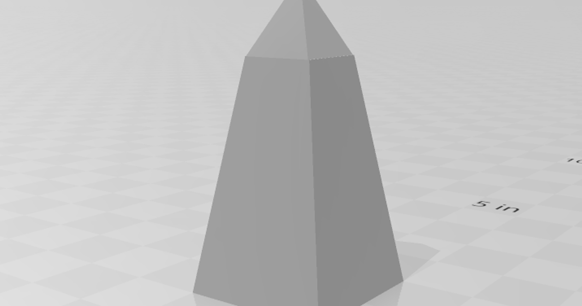 Basic Obelisk A Miniature for TTRPGs by AdventurePages | Download free ...