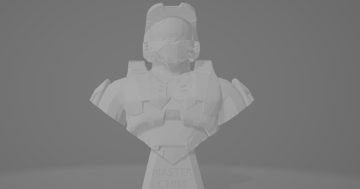 Halo Master Chief Bust por Giobby66 | Descargar modelo STL gratuito ...