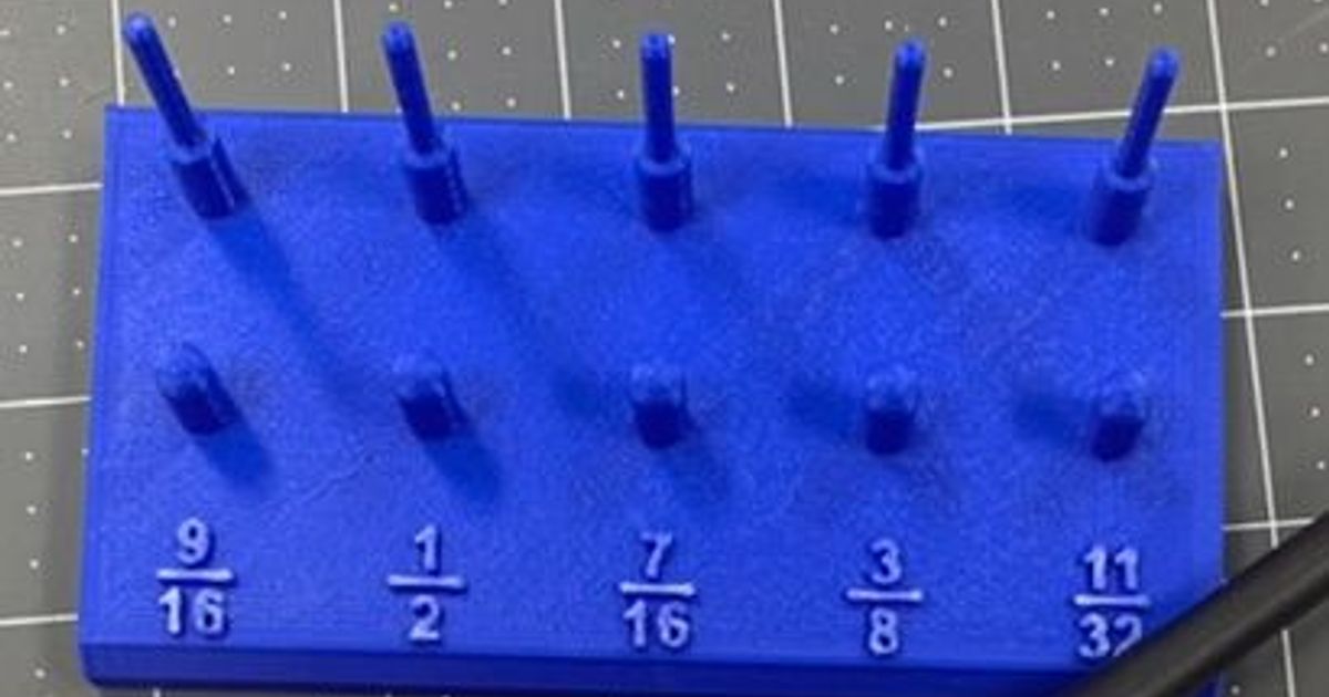 Modular Harbor Freight 1/4" Drive Socket Holder / Organier by Tom Lum ...