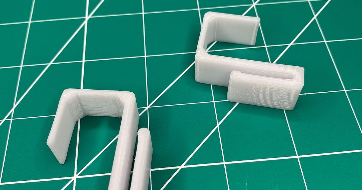 Cable clip for window-frame by eds_3d_shop | Download free STL model ...