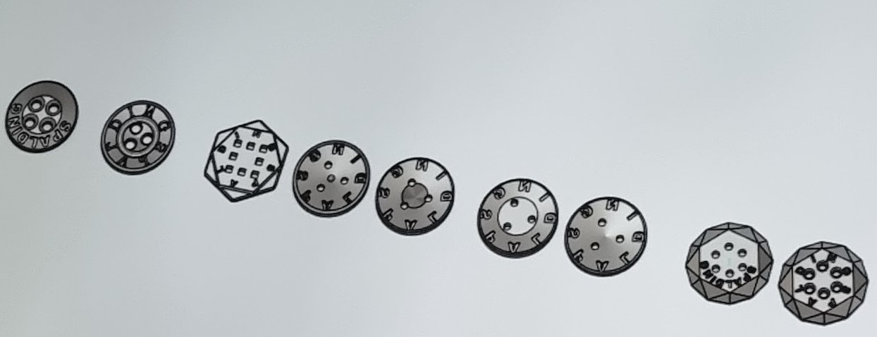 Diamond shaped button by hakkaisha | Download free STL model ...