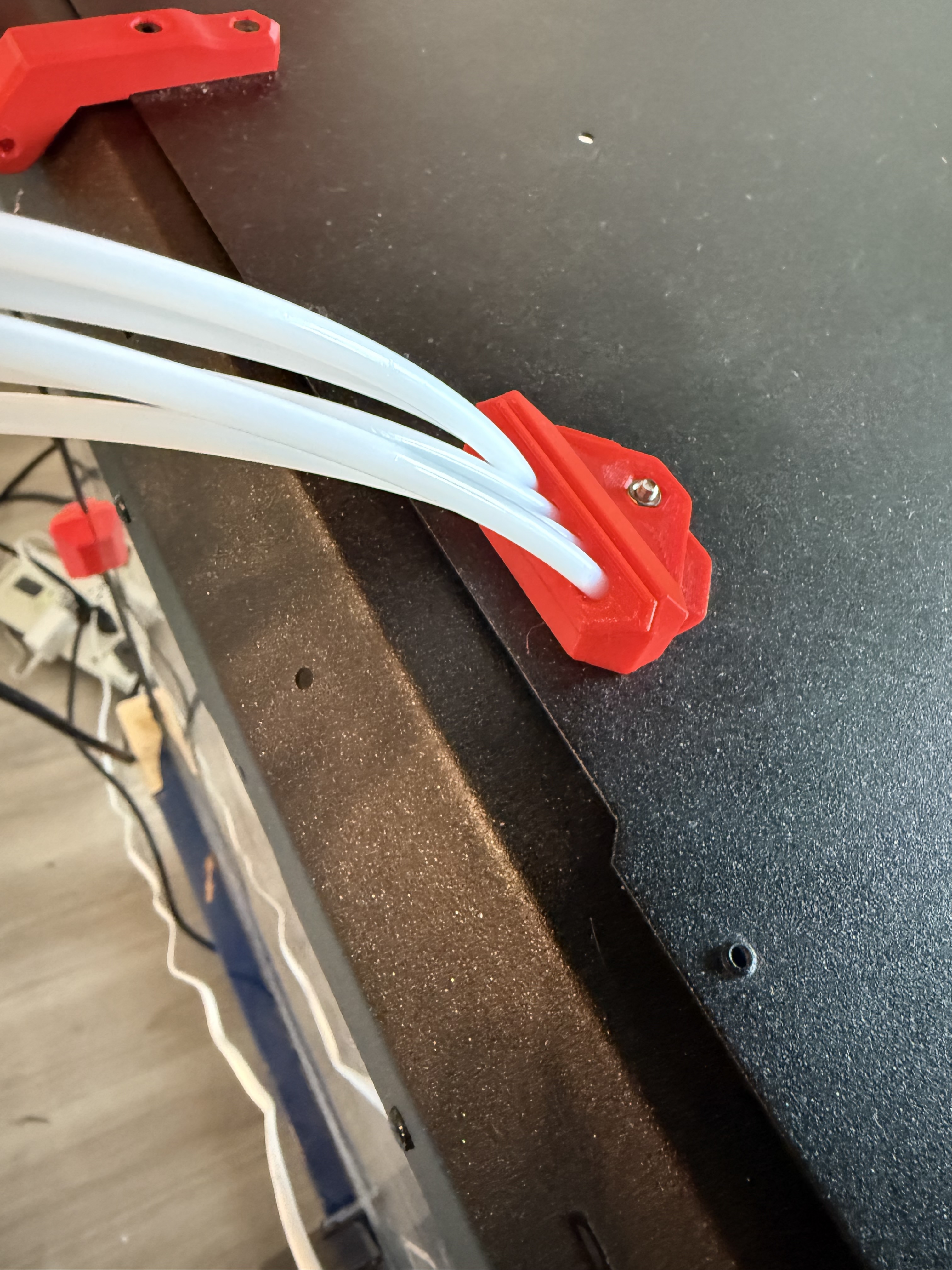 Robust rear-facing PTFE filament guide for the Original PRUSA Enclosure ...