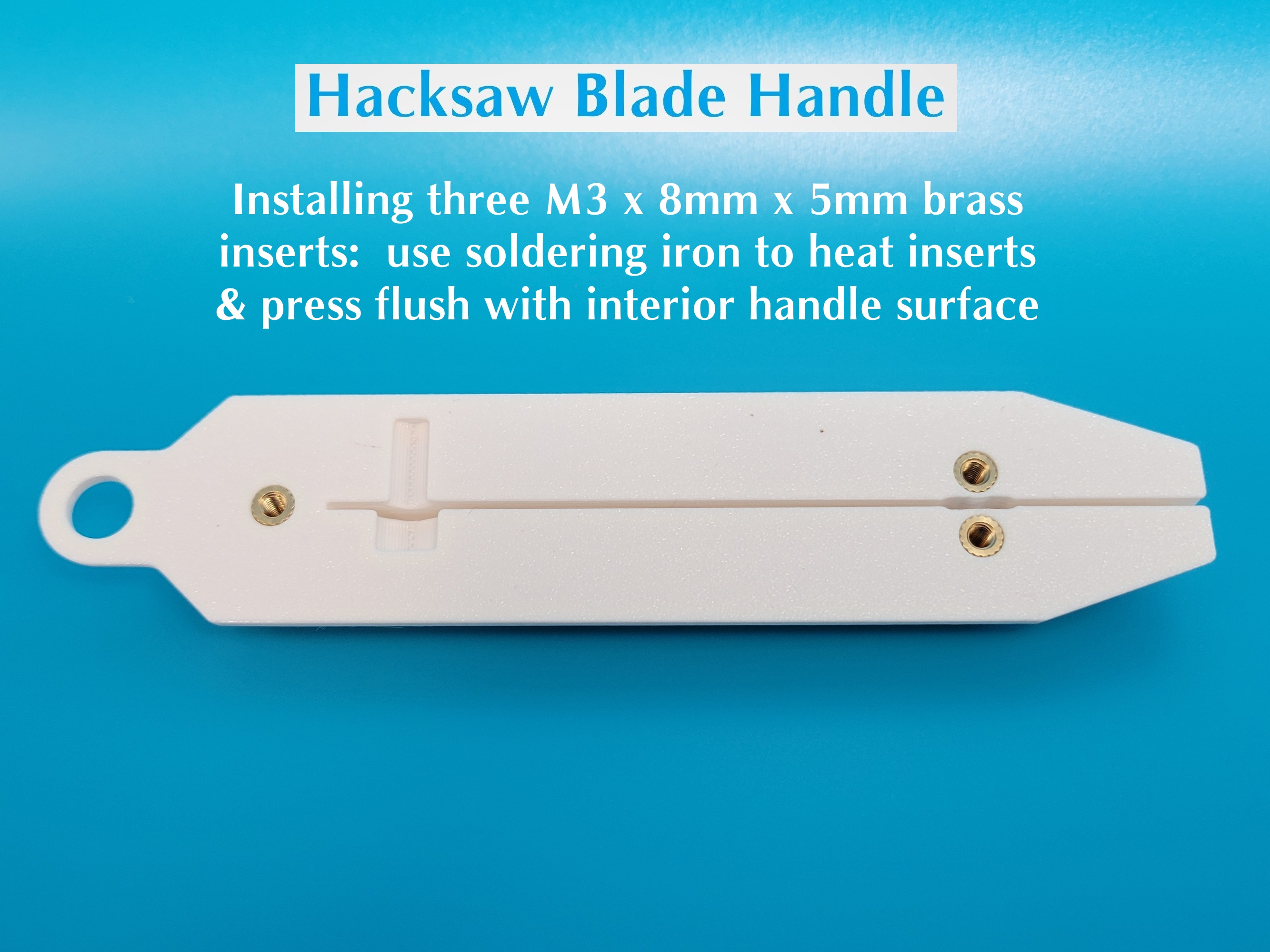 Hacksaw Blade Handle by Phil Caruso | Download free STL model ...