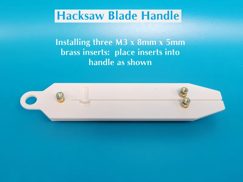 Hacksaw Blade Handle by Phil Caruso | Download free STL model ...