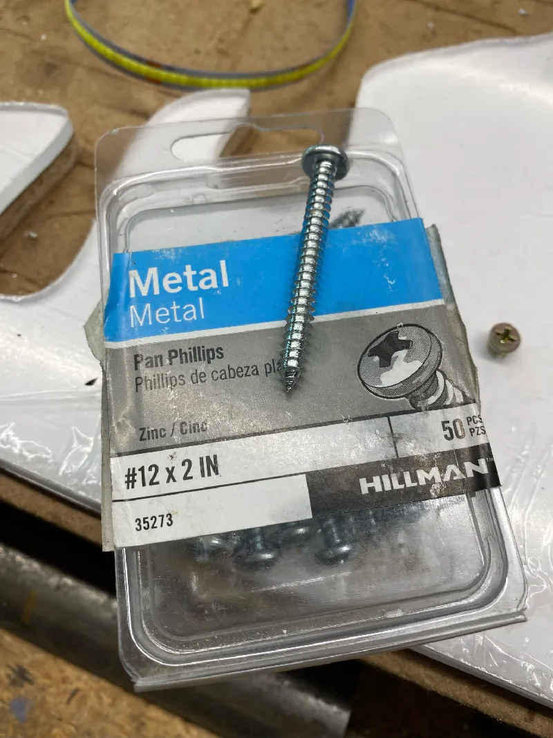 Standoff for mounting INDOOR signage on wall using #12 screws, as ...