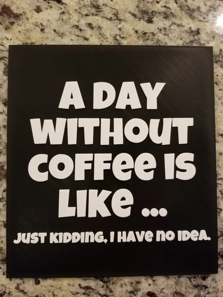 Coffee sign #3 by Jon | Download free STL model | Printables.com