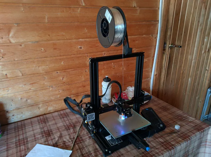 Ender 3 (V2) Removable Filament Spool Holder for Direct Drive Extruder ...