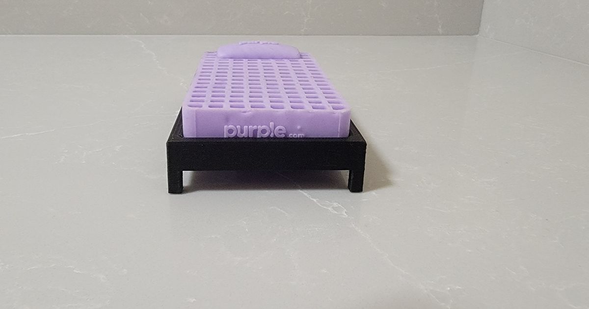 Purple Squishy Bed Frame by calvindonger | Download free STL model ...