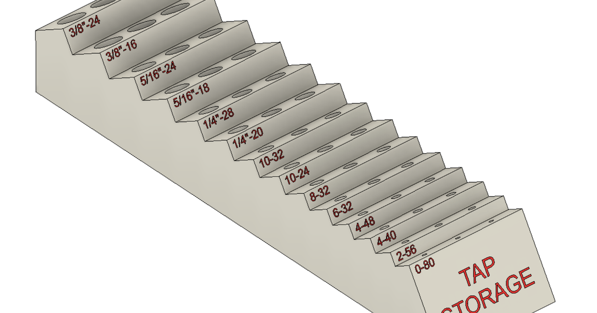 Tap Storage Stand by Stephen | Download free STL model | Printables.com