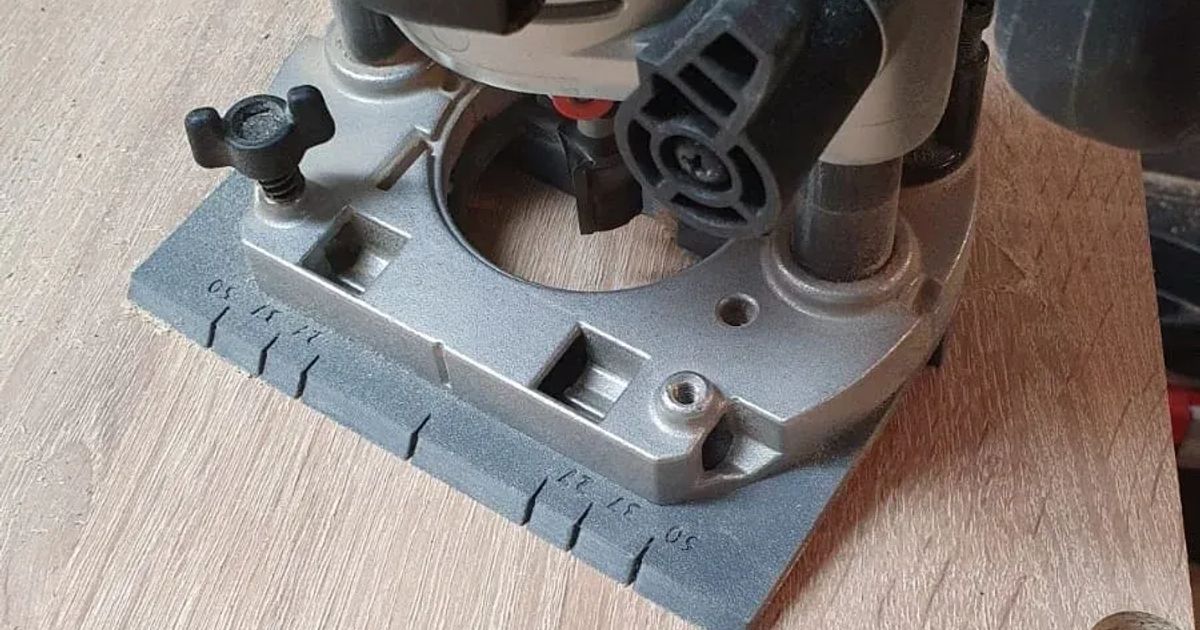 Baseplate for Makita RT0700 Router rafix par fymetool | Téléchargez ...