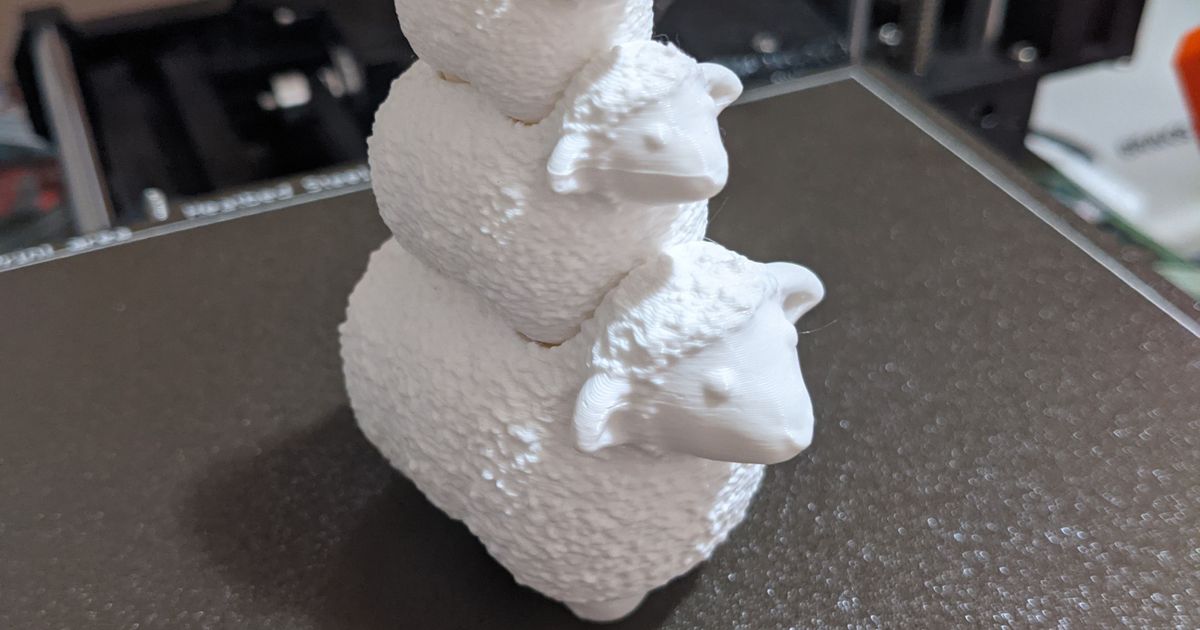 Sheep stack - 3 stackable sheep by username | Download free STL model | Printables.com