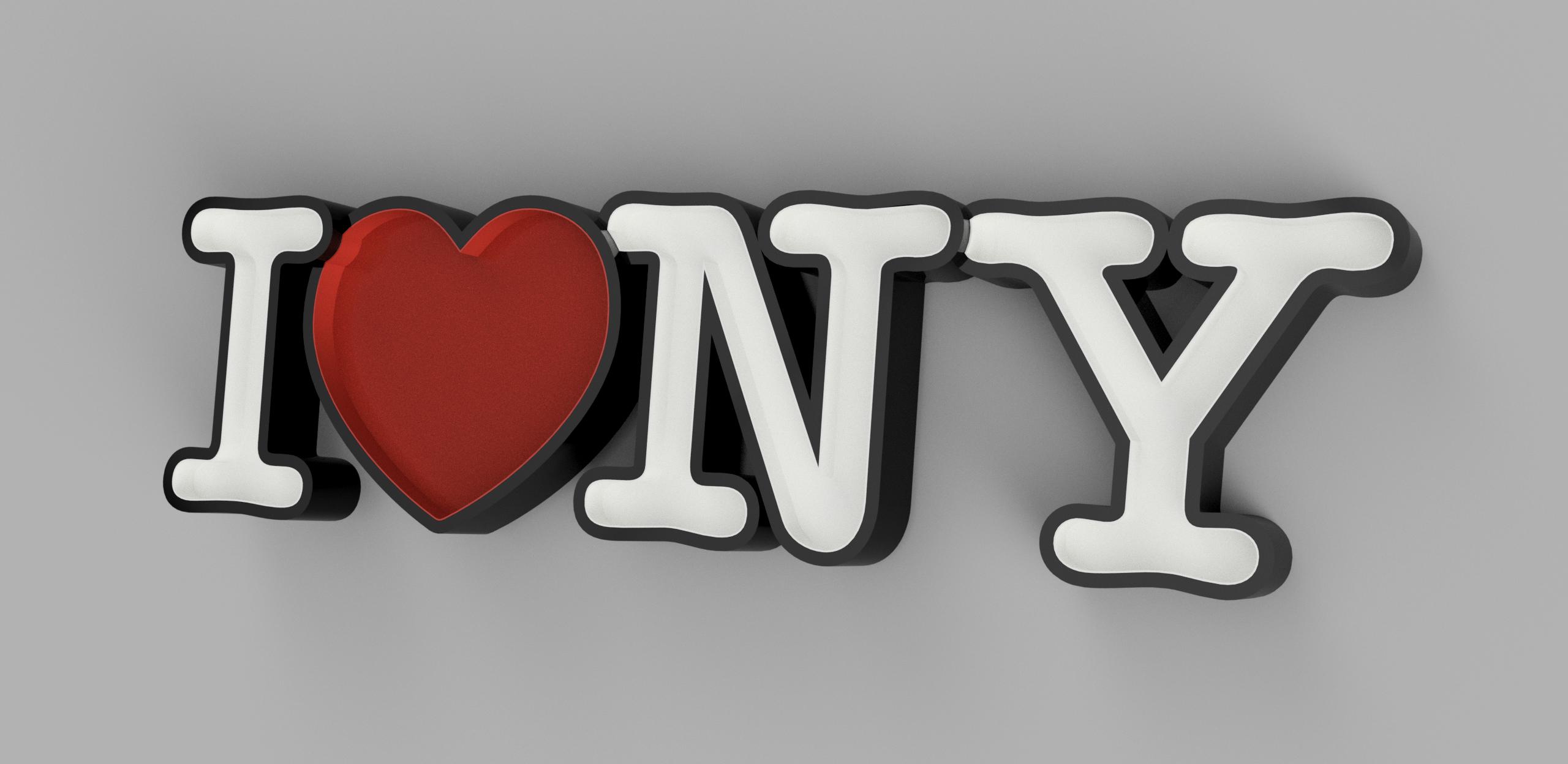 Letrero luminoso I LOVE NY / Illuminated sign I LOVE NY by tutovich ...
